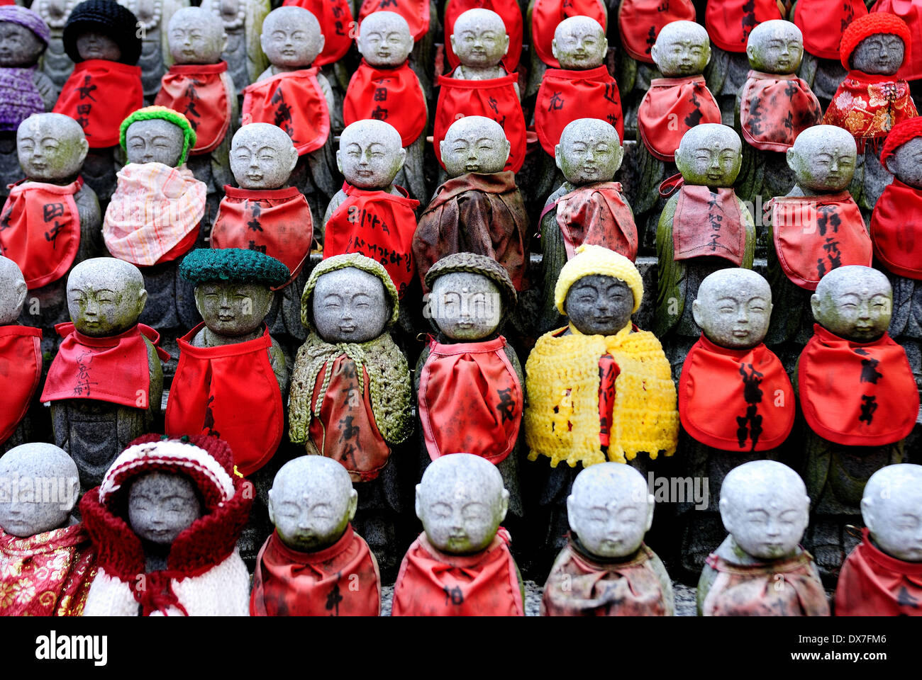 Jizou Statues, Osaka, Japan Stock Photo - Alamy