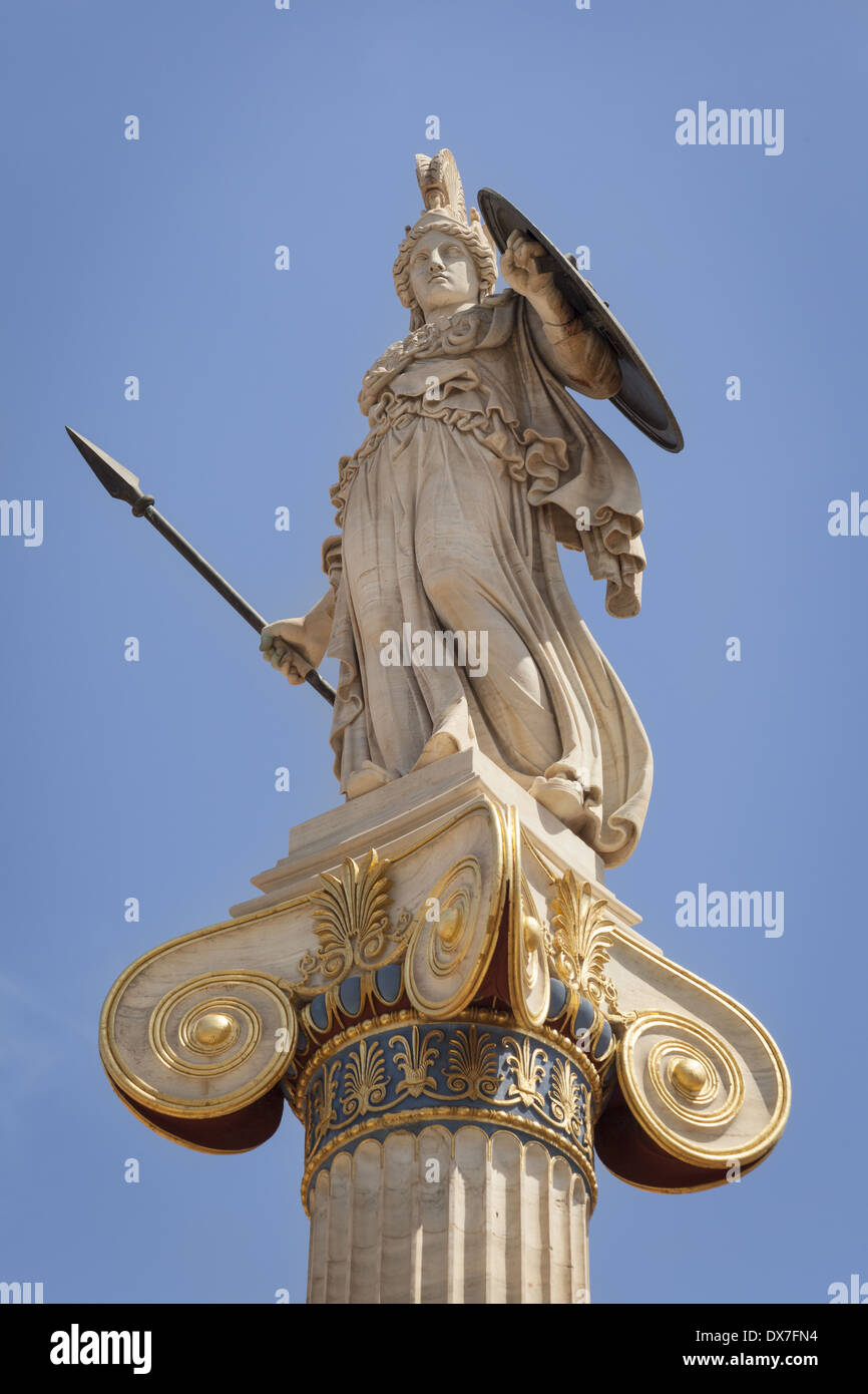 Statue of athena greece hi-res stock photography and images - Alamy