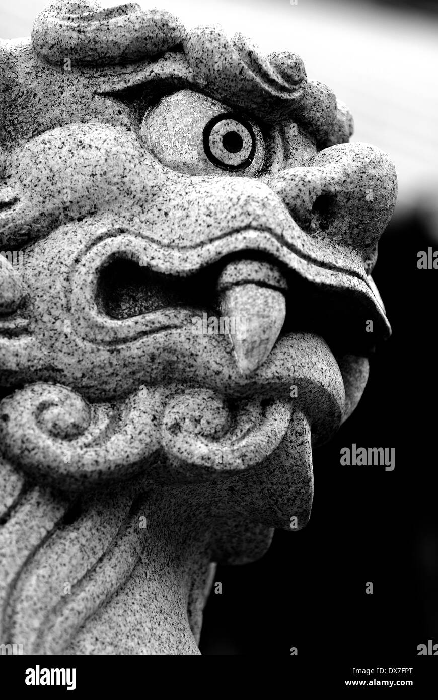 Komainu Statue, Tokyo, Japan Stock Photo - Alamy