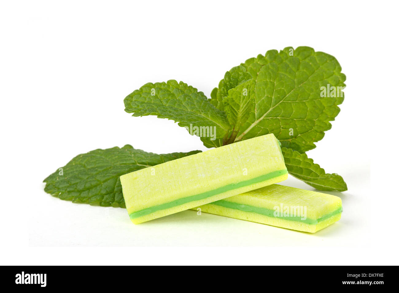 Spearmint gum Cut Out Stock Images & Pictures - Alamy