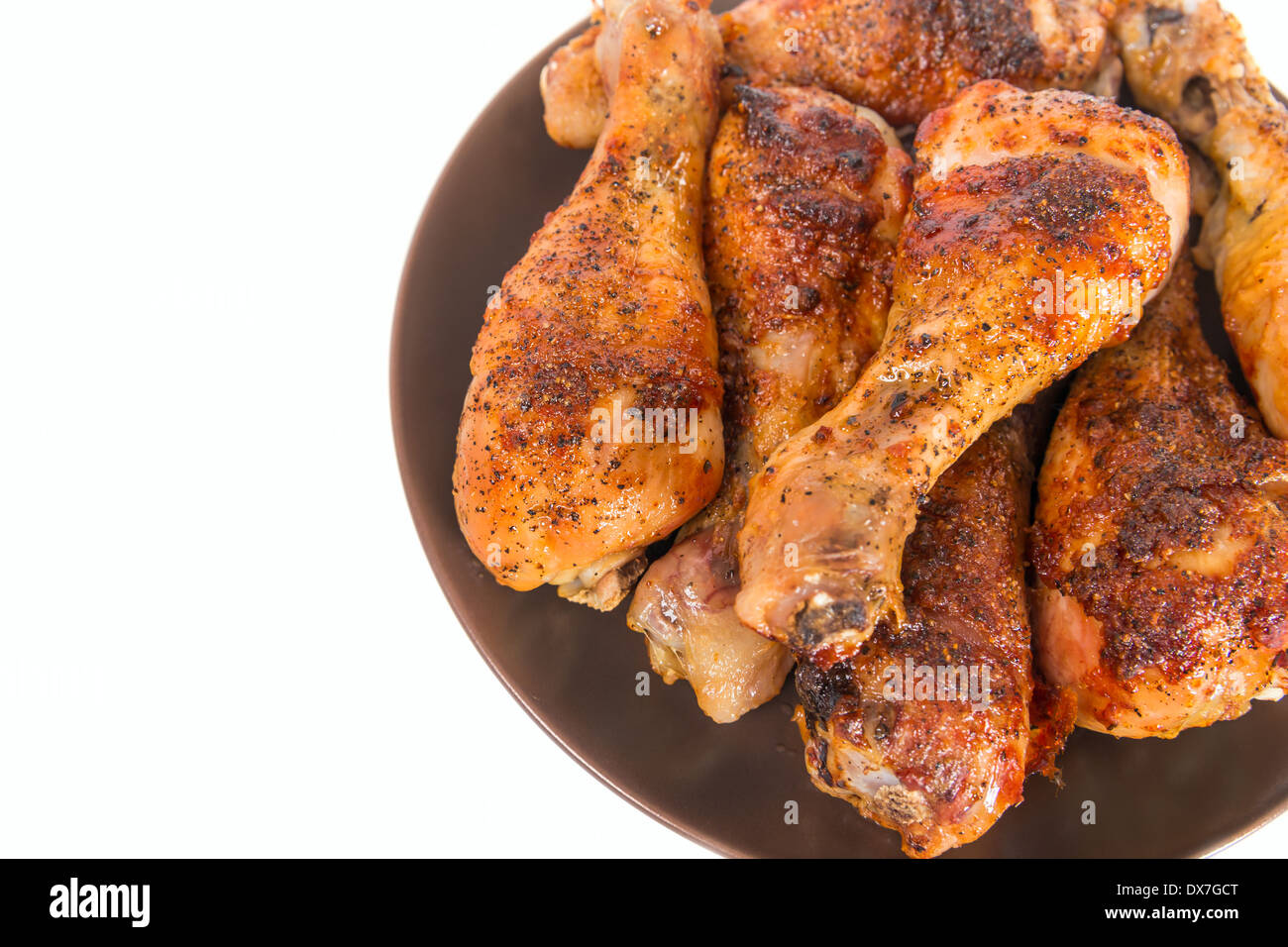 Roasted chicken background Stock Photo - Alamy