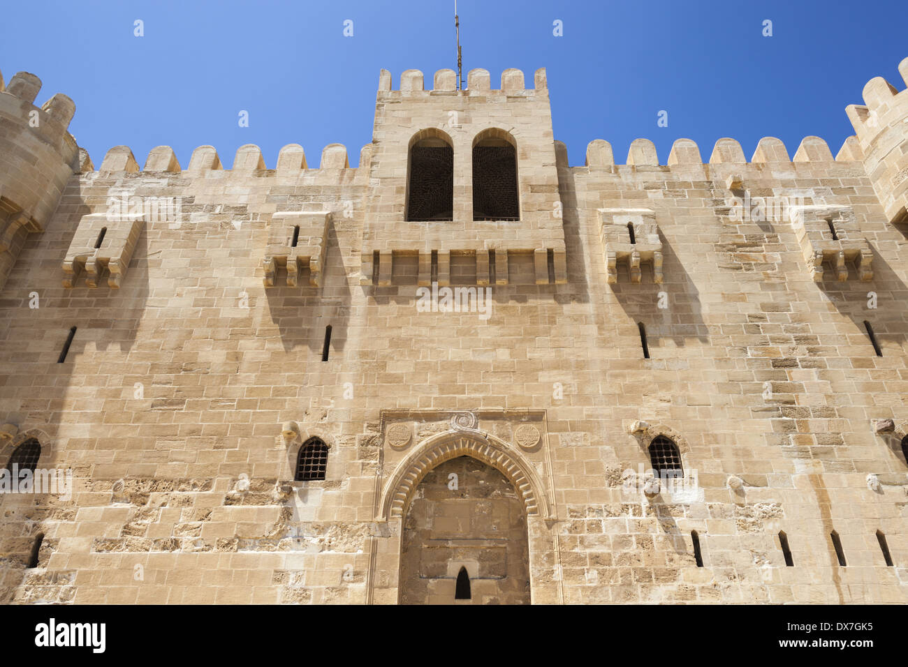 Citadel of Qaitbay, also known as Fort of Qaitbay, Alexandria, Egypt ...