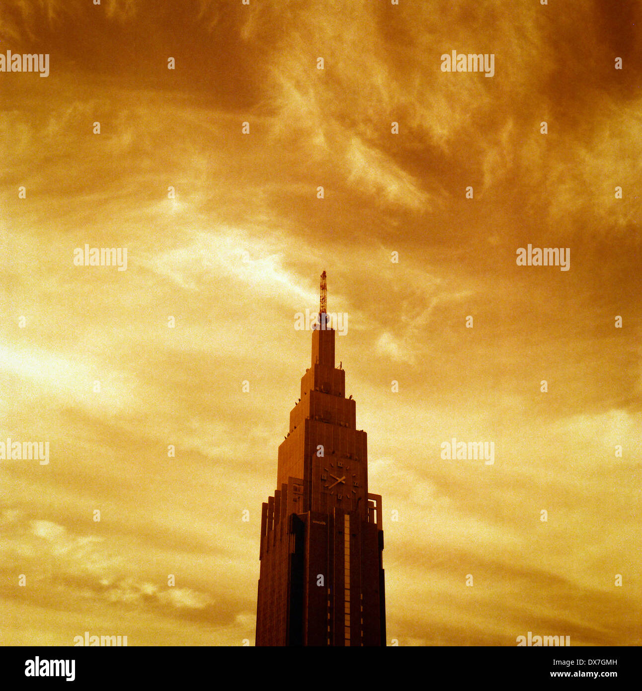 Docomo Building In Shinjuku, Tokyo, Japan Stock Photo - Alamy