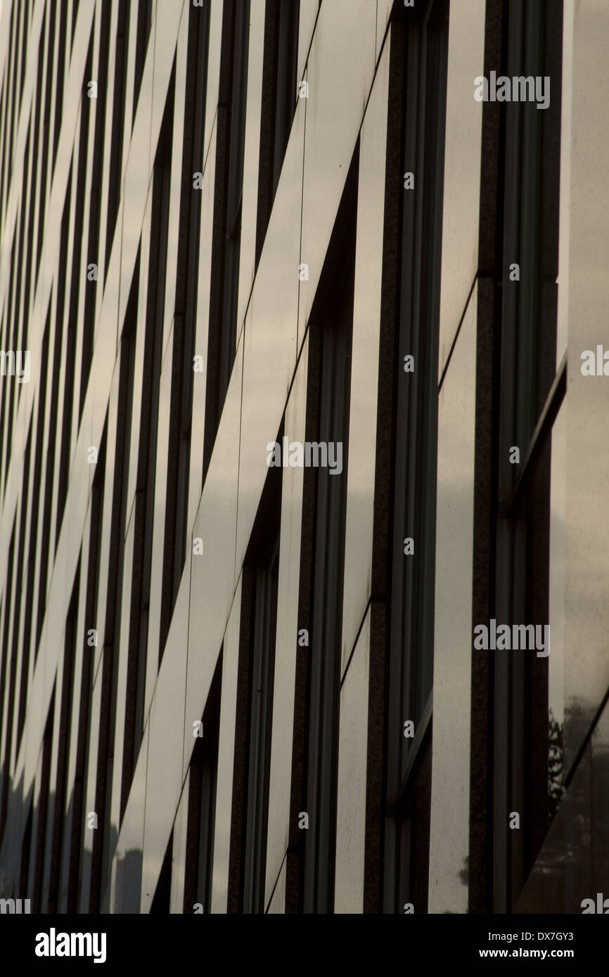 Facade of modern building in city center Stock Photo - Alamy