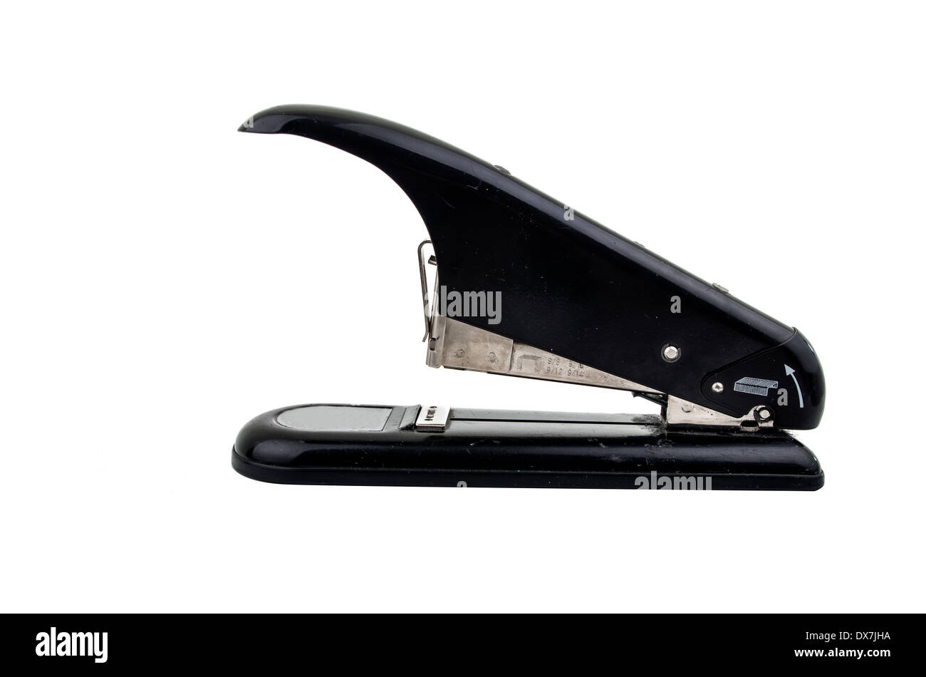 big stapler on a white background Stock Photo - Alamy