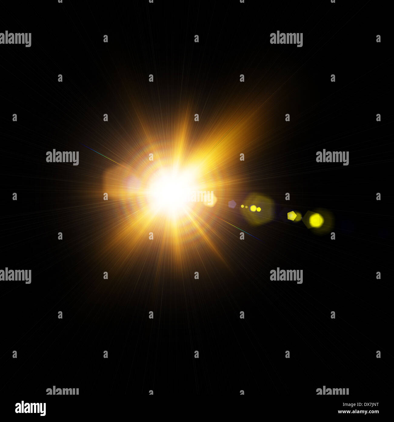 Abstract lights, sun and festive backgrounds for your design Stock ...