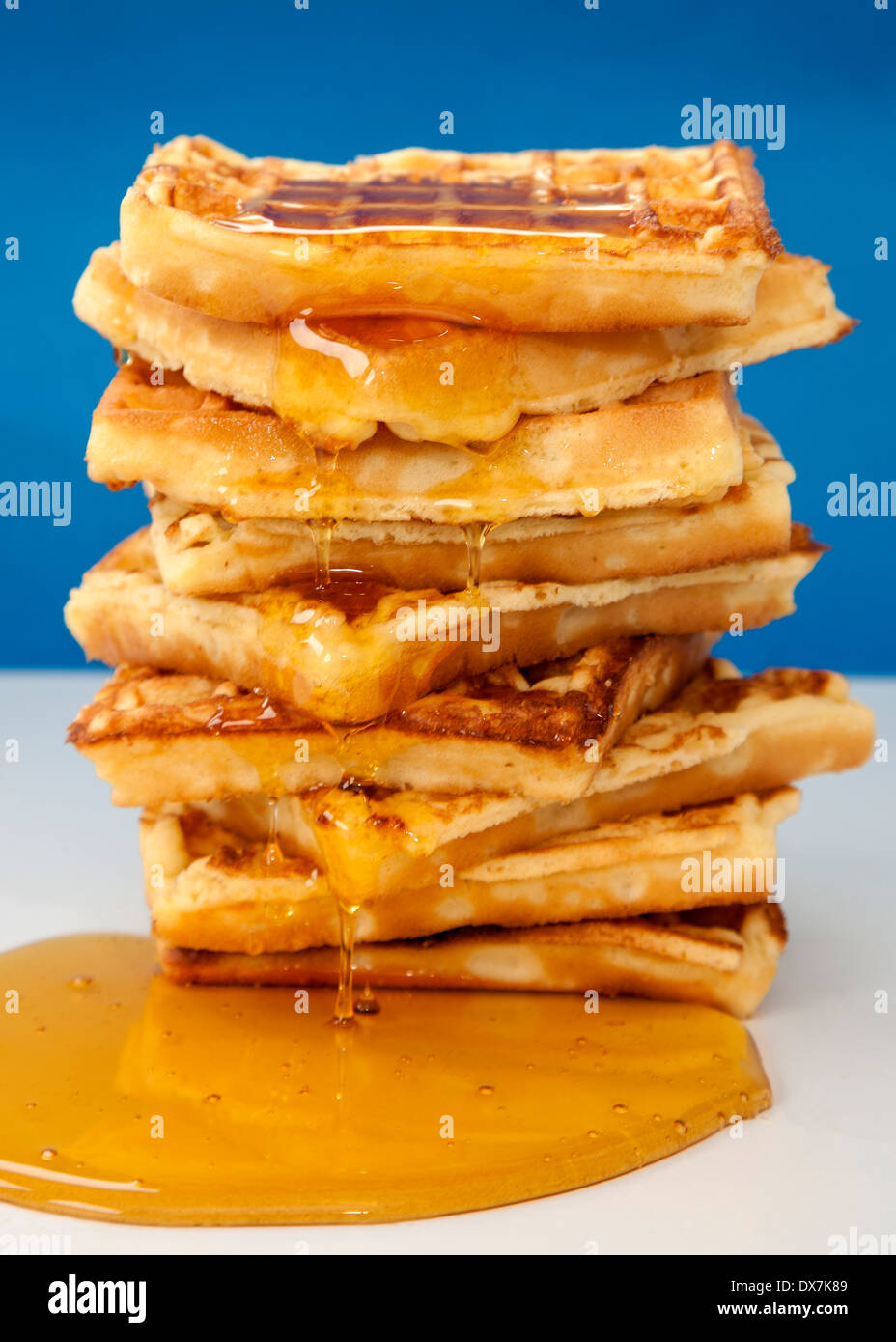 Waffles syrup hi-res stock photography and images - Alamy