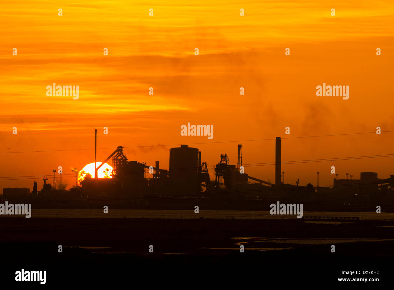 Redcar SSI steelworks blast furnace and coke ovens. Redcar, north east ...