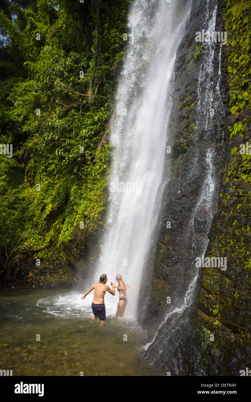 Kaeng Nyui Waterfalls in Vang Vieng, Laos Stock Photo - Alamy