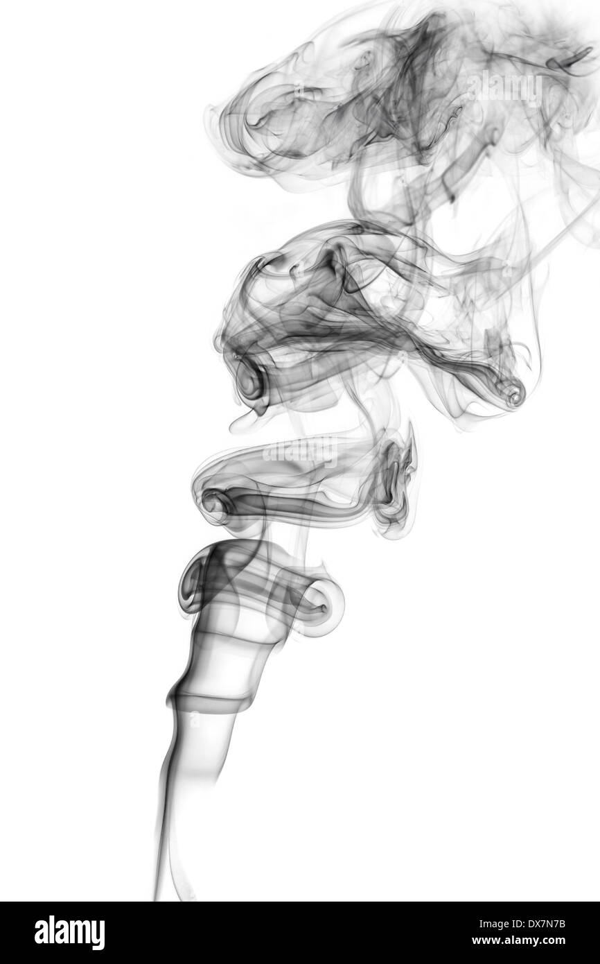 Smoke fire on black Cut Out Stock Images & Pictures - Alamy