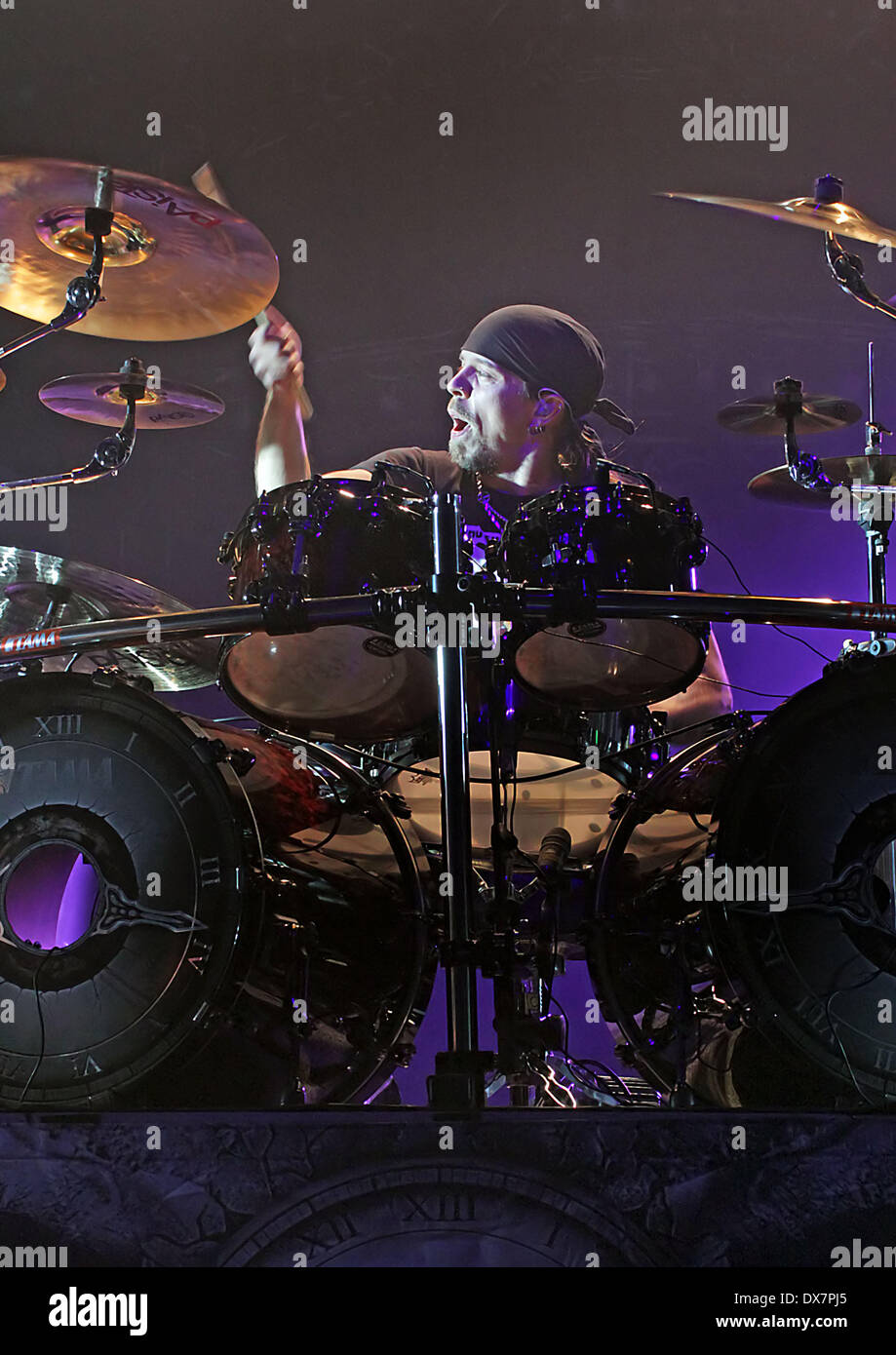 Nightwish performing at Manchester O2 Apollo. Manchester, England - 04. ...