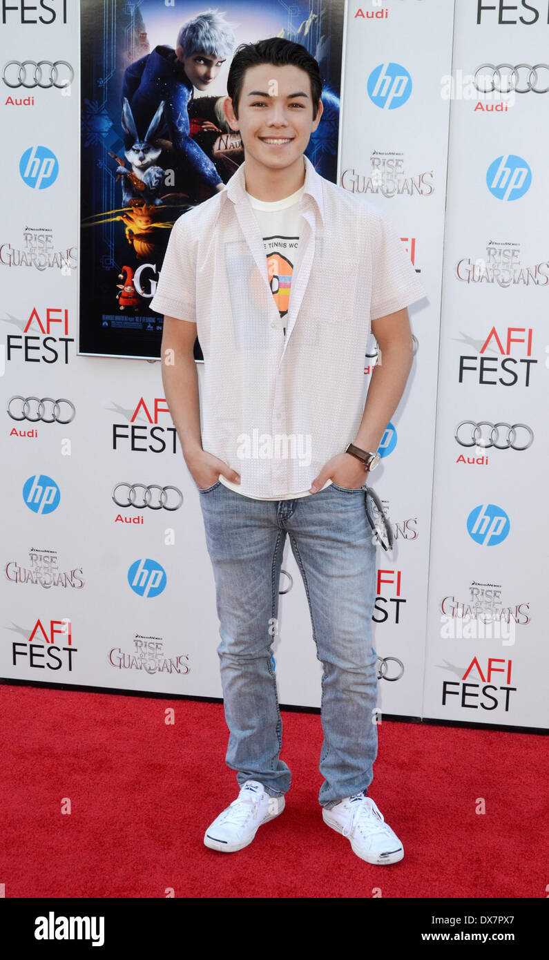 Ryan Potter AFI Fest - 'The Rise Of The Guardians' - Premiere ...