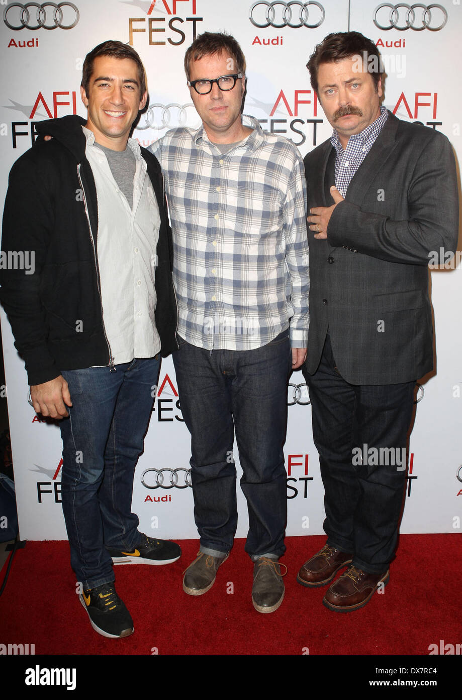 Jonathan Togo, Bob Byington, Nick Offerman AFI Fest - 'On The Road ...