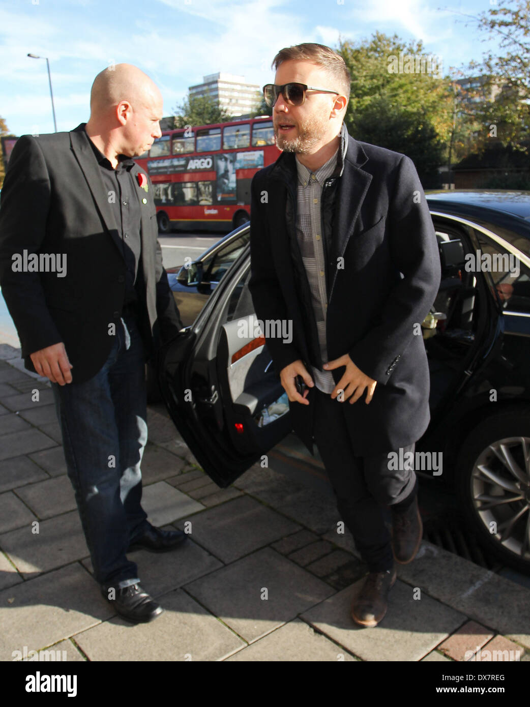 Gary Barlow 'The X Factor' contestants arrive at the rehearsal studios ...