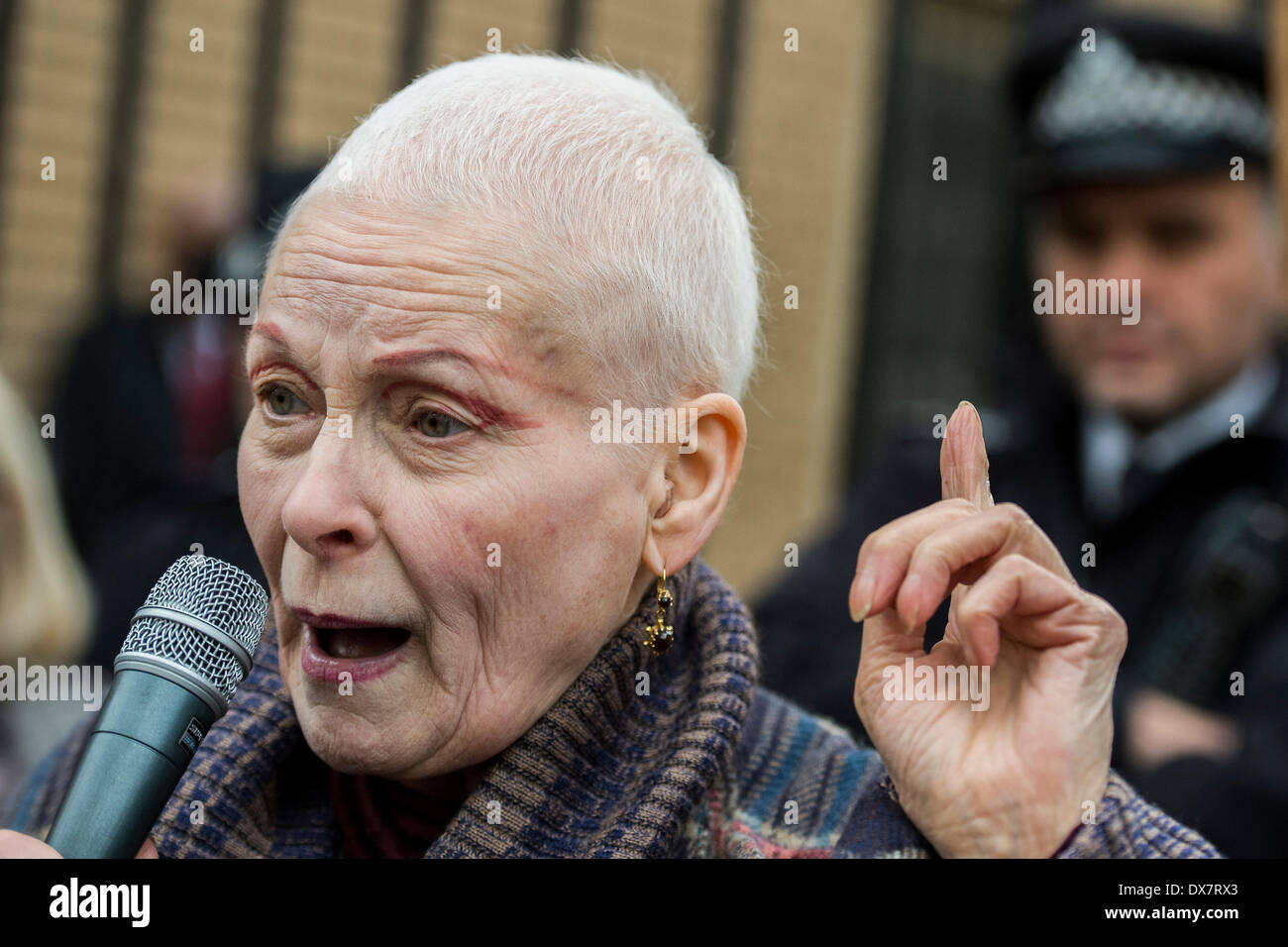 London, UK . 19th Mar, 2014. A Fracked Future themed carnival takes ...