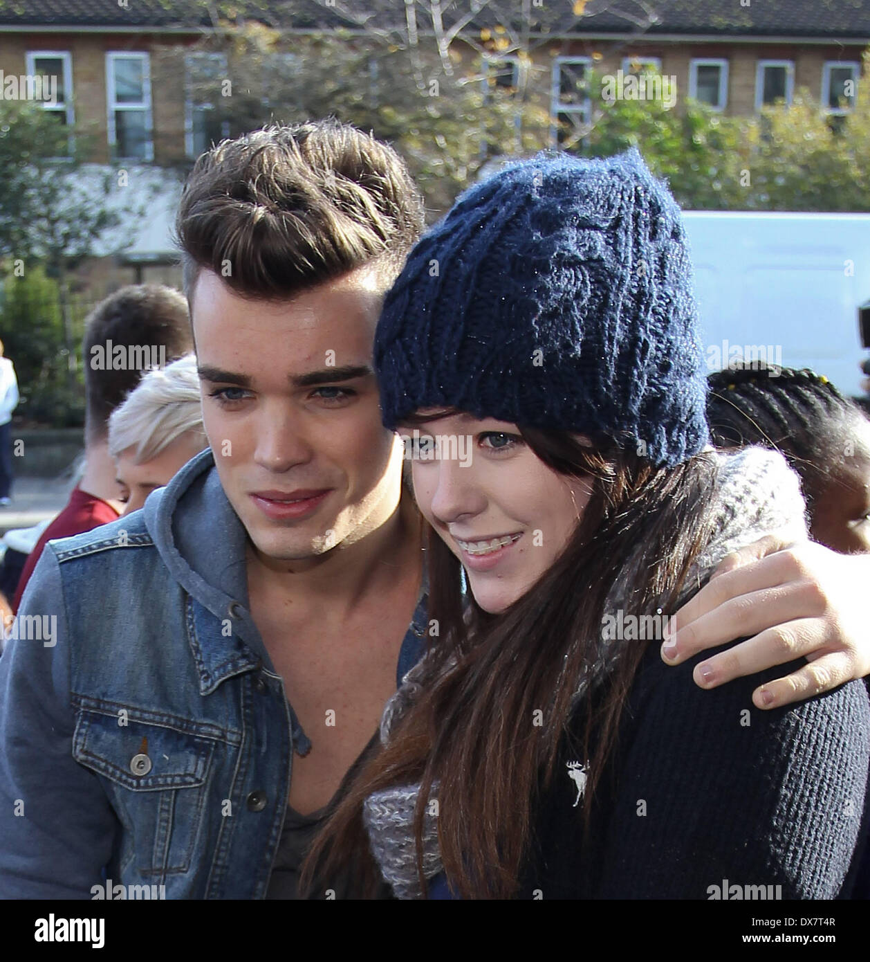 Josh Cuthbert of Union J 'The X Factor' contestants arrive at the ...
