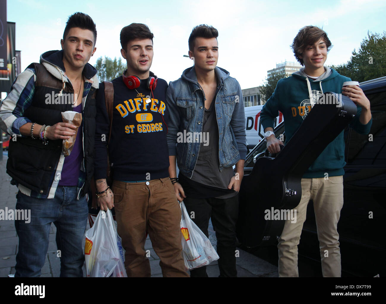 Jamie Hamblett aka JJ, Jaymi Hensley, Josh Cuthbert and George Shelley ...