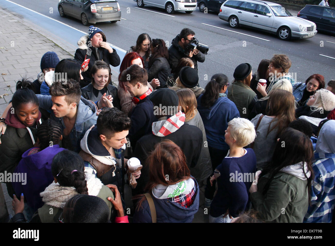 Jamie Hamblett aka JJ, Jaymi Hensley, Josh Cuthbert and George Shelley ...