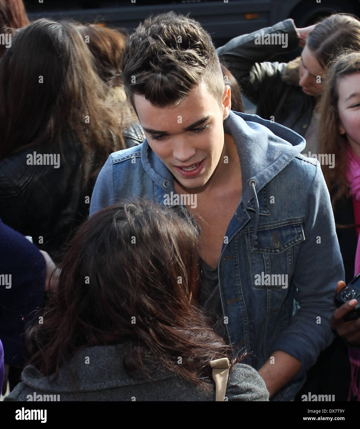 Josh Cuthbert of Union J 'The X Factor' contestants arrive at the ...