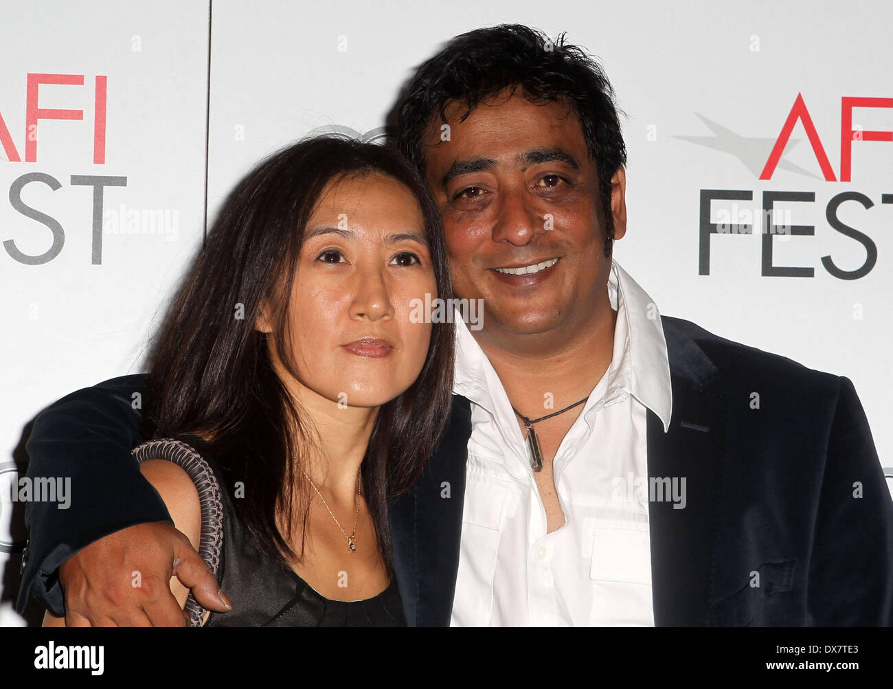 Yoon Cho, Anirban Roy attends the 2012 AFI FEST - "Holy Motors" Special ...