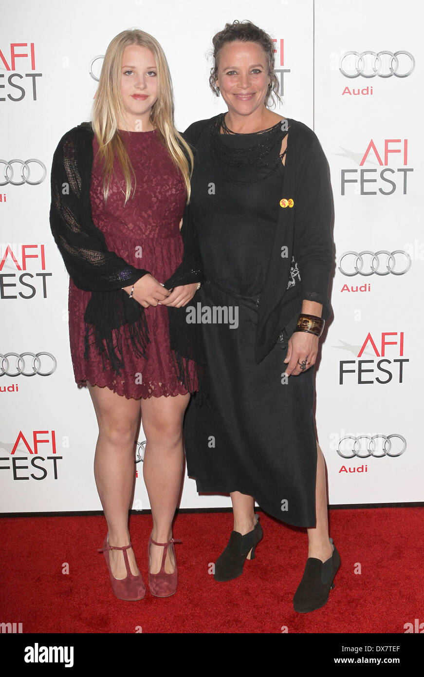China Ahlander and daughter Anna Ahlander attends the 2012 AFI FEST ...