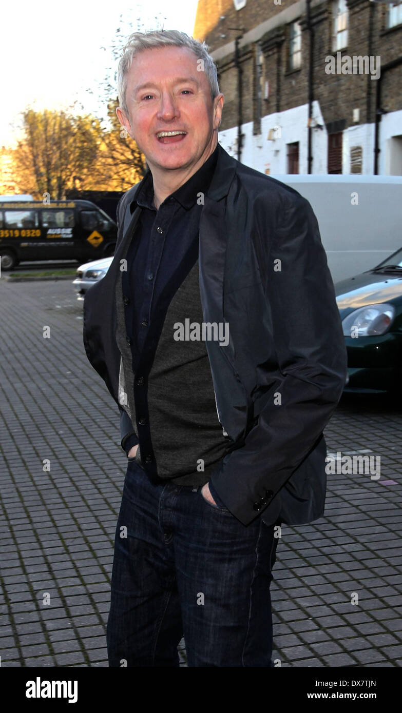 X Factor' Judge Louis Walsh leaves the rehearsal studio London, England ...