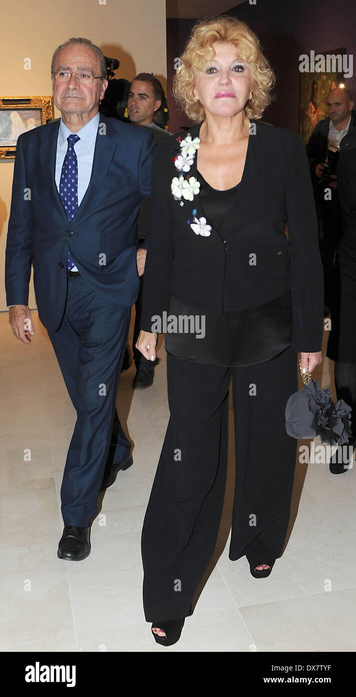 Baroness Thyssen at the opening of the 'Anglada-Camarasa, Arabesco y ...