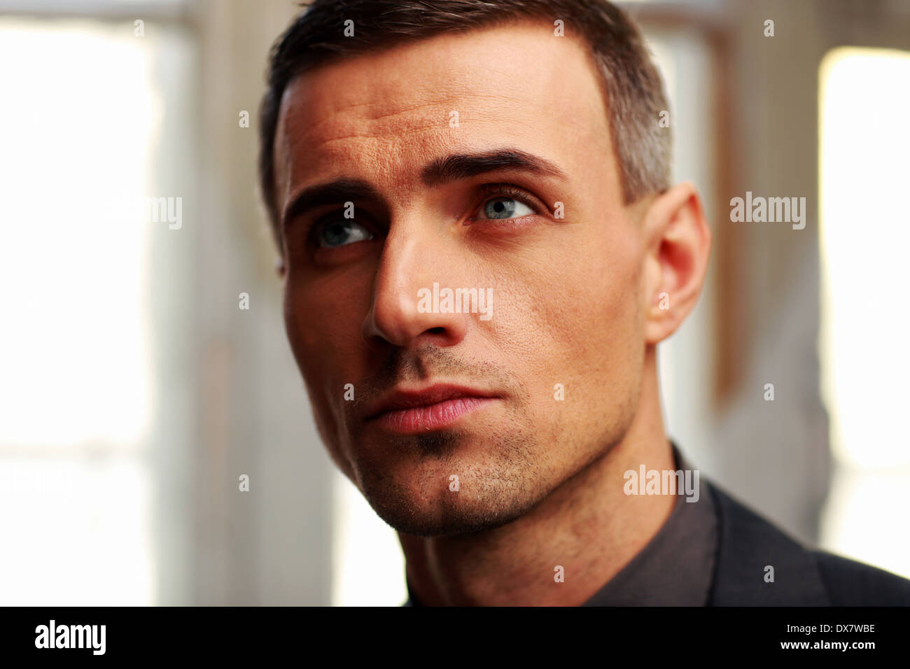 Thoughtful tie hi-res stock photography and images - Alamy