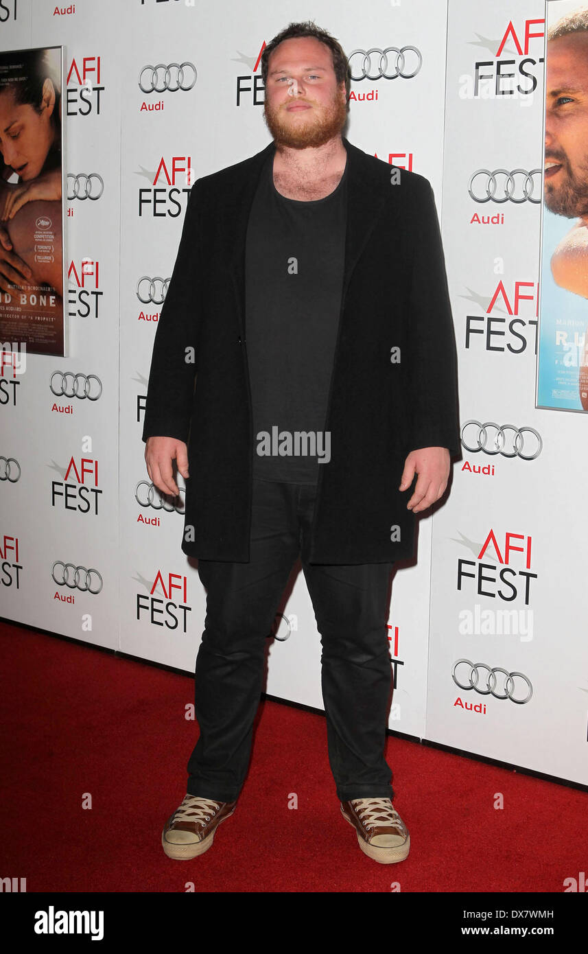 Jordan Dobson AFI Fest - 'Rust and Bone' - Gala Premiere at the Grauman ...