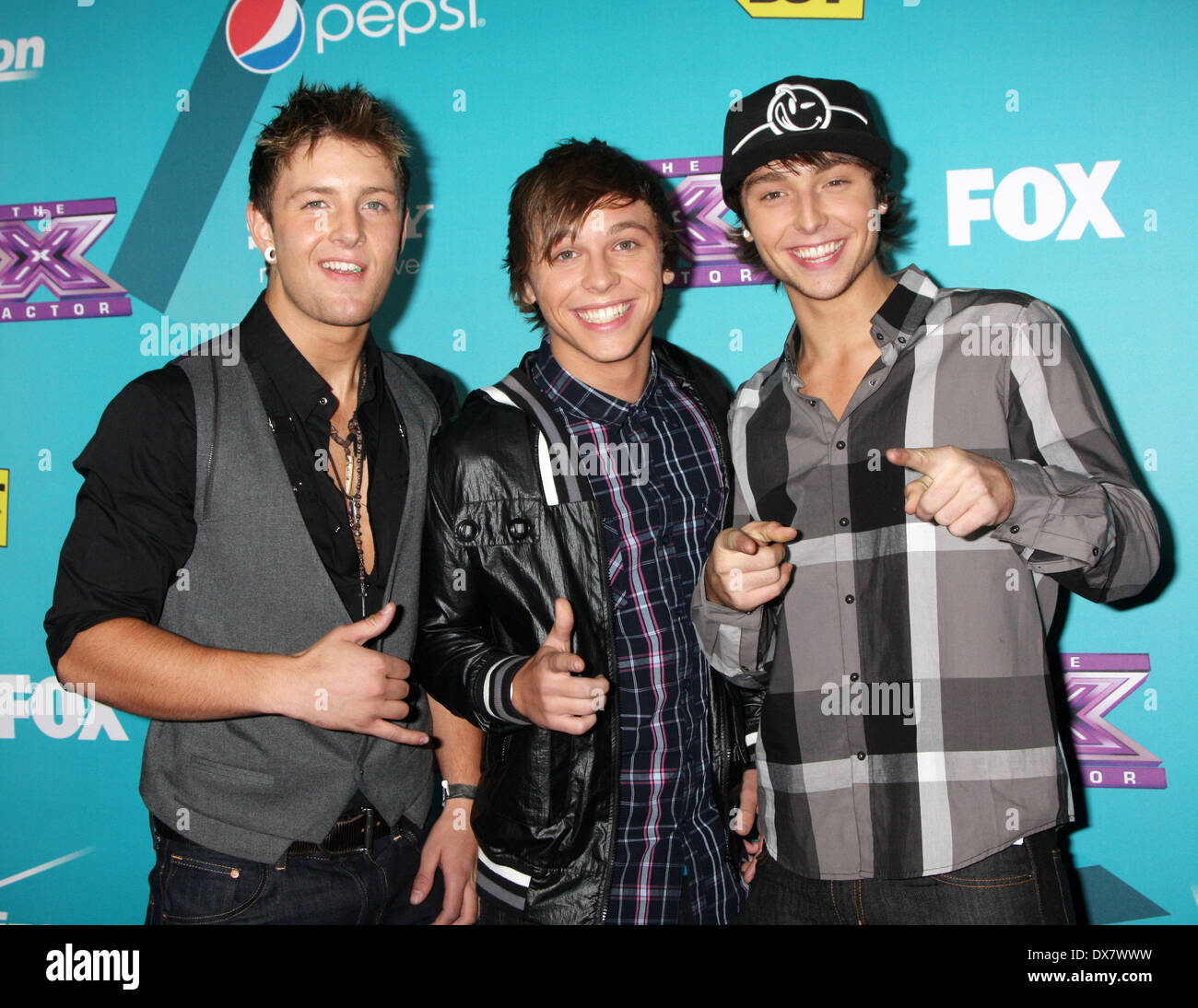 Drew Chadwick, Keaton Stromberg, Wesley Stromberg of Emblem3 FOX's 'The ...