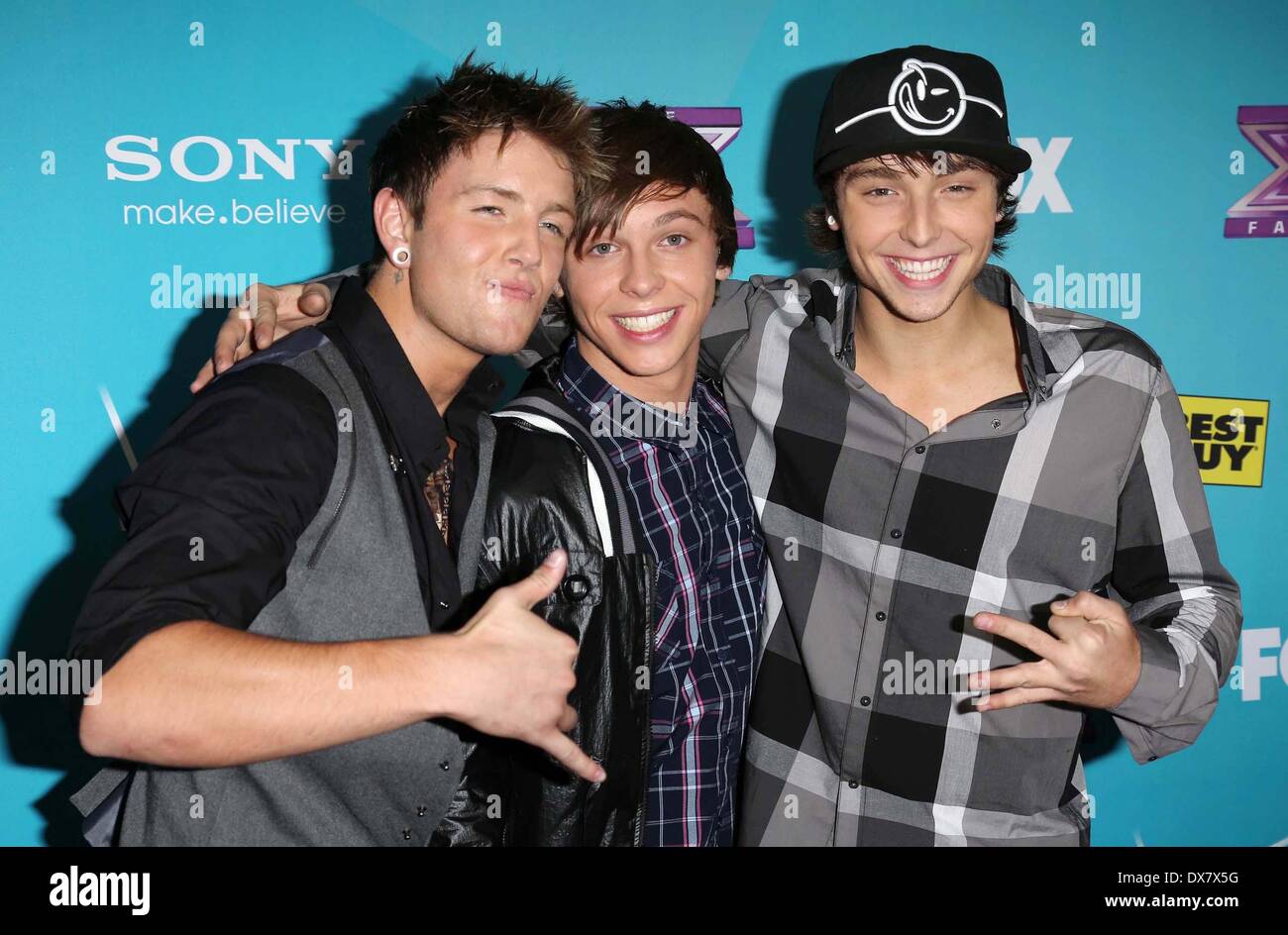 Boys Music Band "Emblem3" FOX's 'The X Factor' Finalists Party at the ...