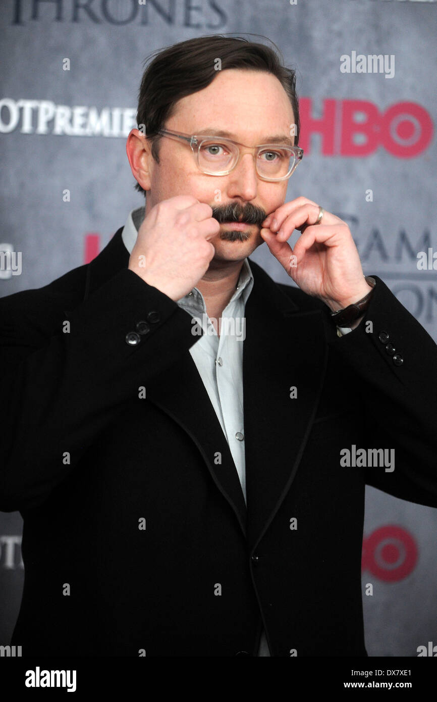 John Hodgman attending the 'Game Of Thrones' Season 4 premiere at Avery ...