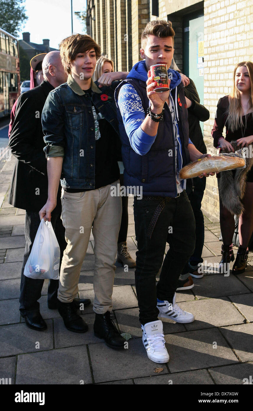 George Shelley and Josh Cuthbert of Union J 'The X Factor' contestants ...