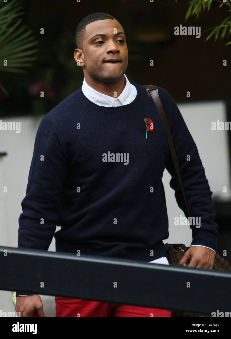 Jonathan Gill aka JB of JLS at the ITV studios London, England - 06.11. ...
