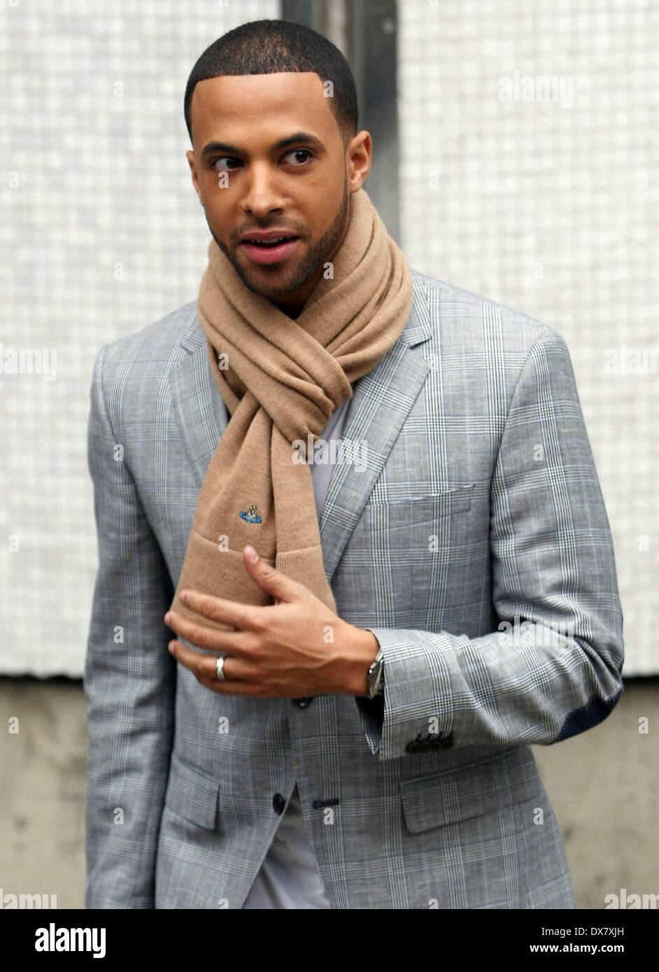 Marvin Humes of JLS at the ITV studios London, England - 06.11.12 ...