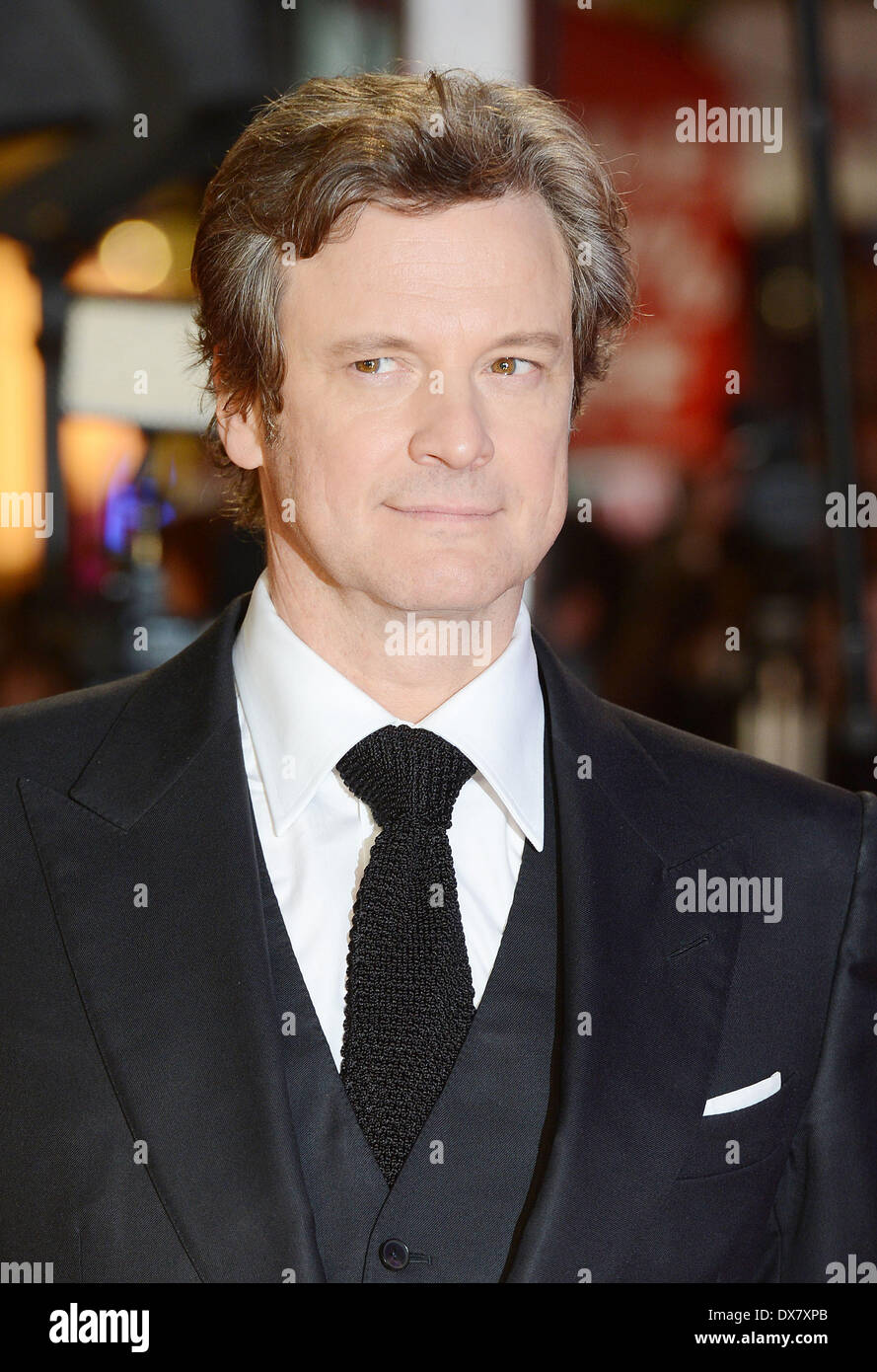 Colin Firth at the World Premiere of 'Gambit' held at The Empire ...
