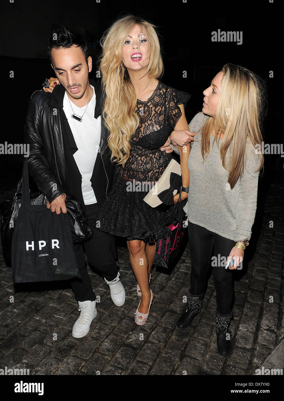 Nicola McLean cannot stand up on her own, and is dragged to her car by ...