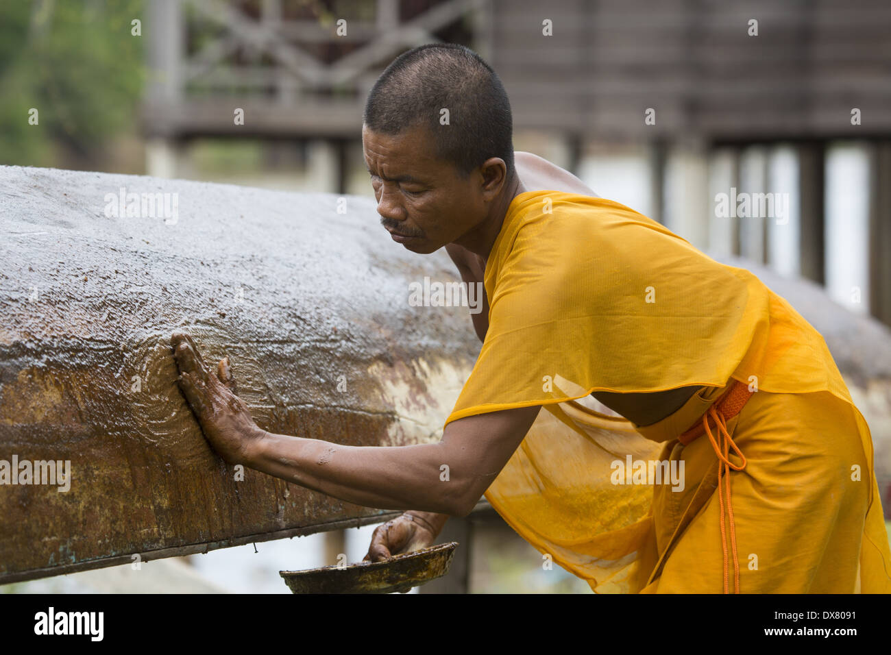 Don Khon island in the Mekong River, 4000 Islands in Southern Laos ...