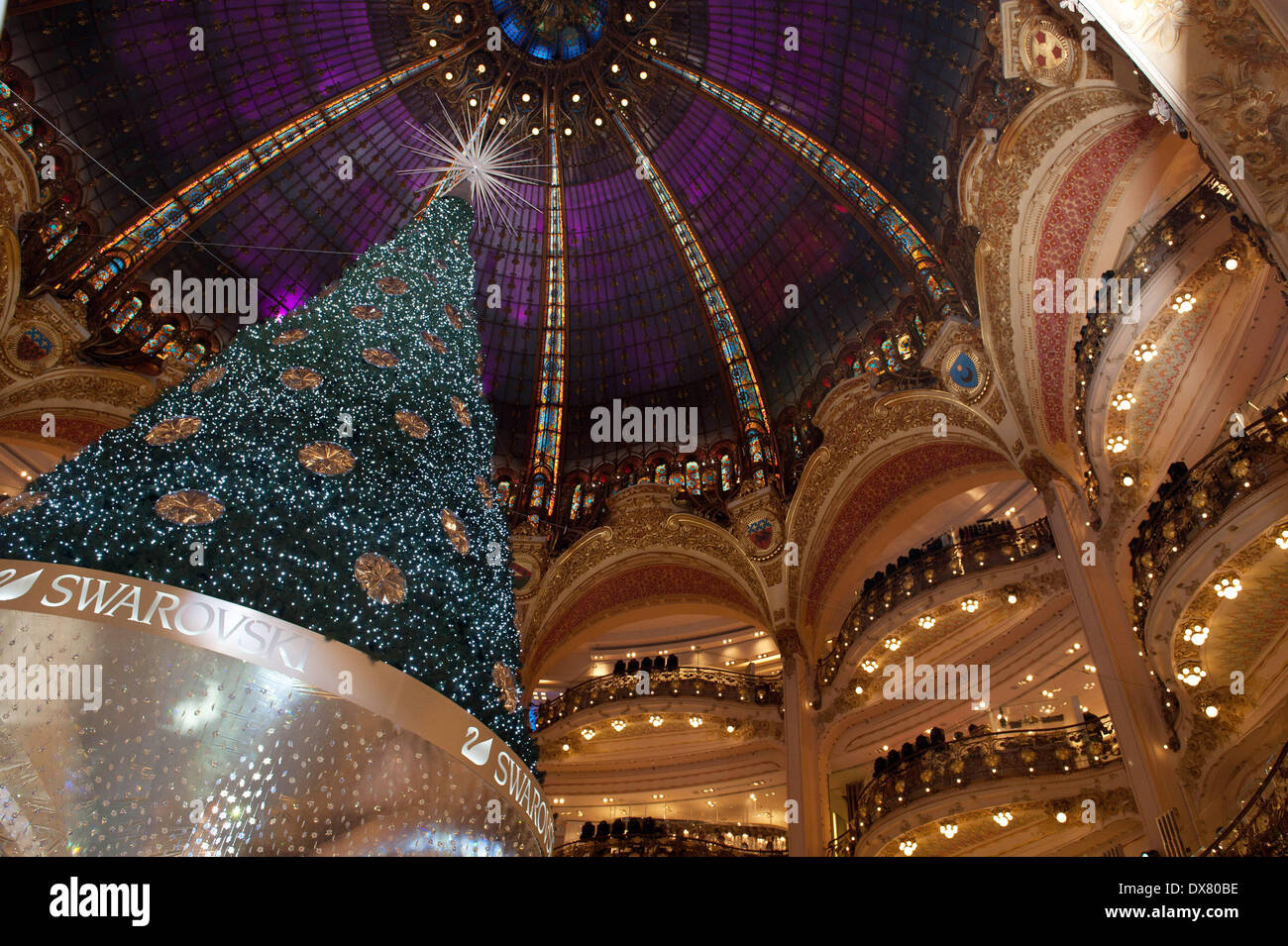 An elaborate Louis Vuitton display featuring an elephant and a larger ...