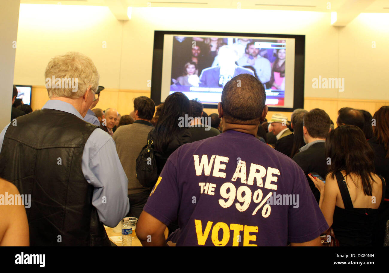 Atmosphere during the 2012 Presidential Election Night party Hosted by ...