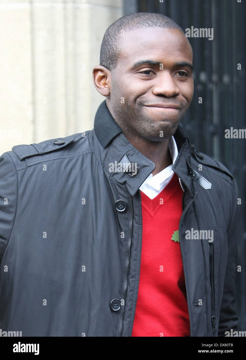 Fabrice Muamba at the ITV studios London, England - 07.11.12 Featuring ...