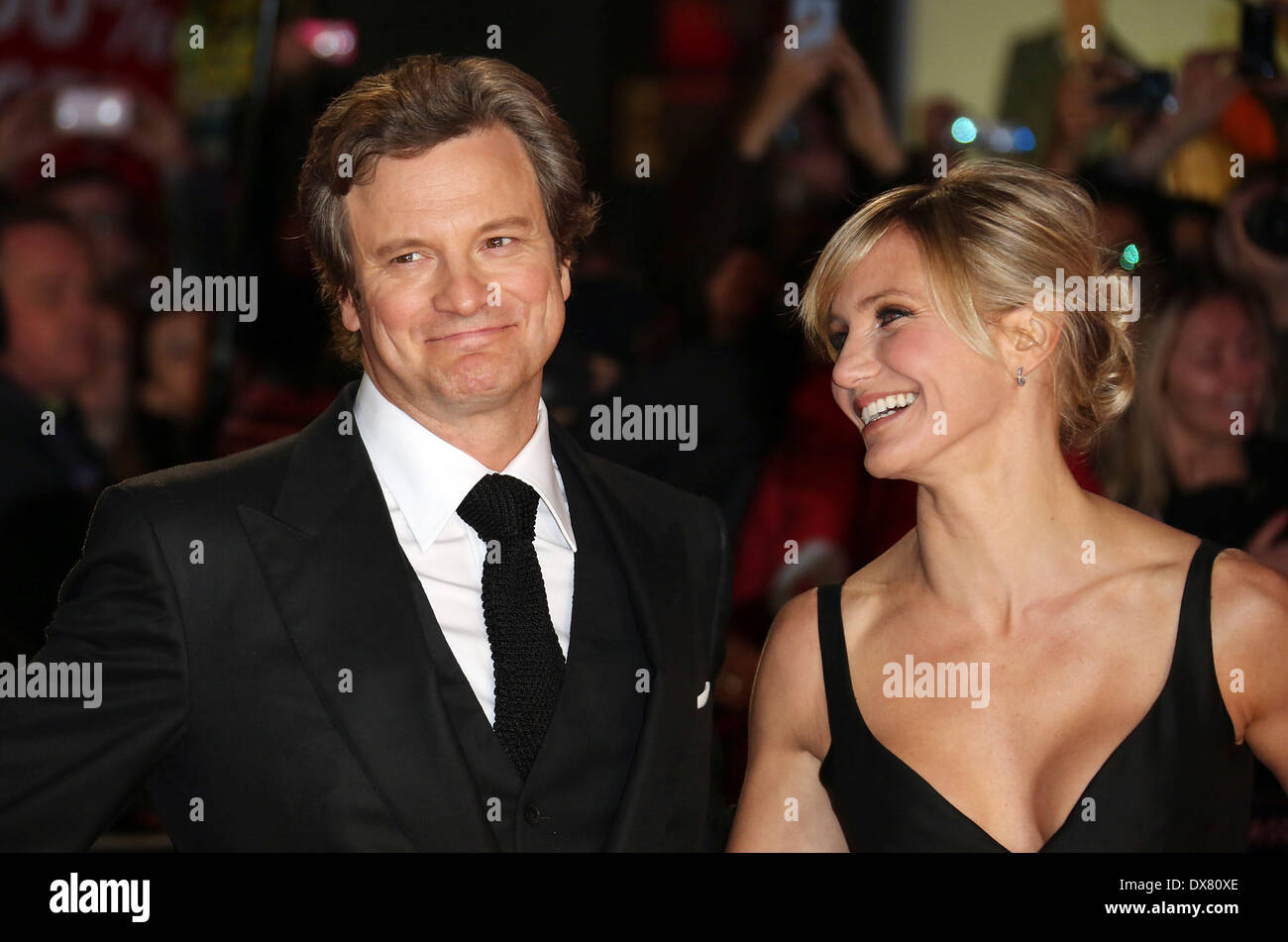 Colin Firth and Cameron Diaz Gambit - World Premiere held at The Empire ...