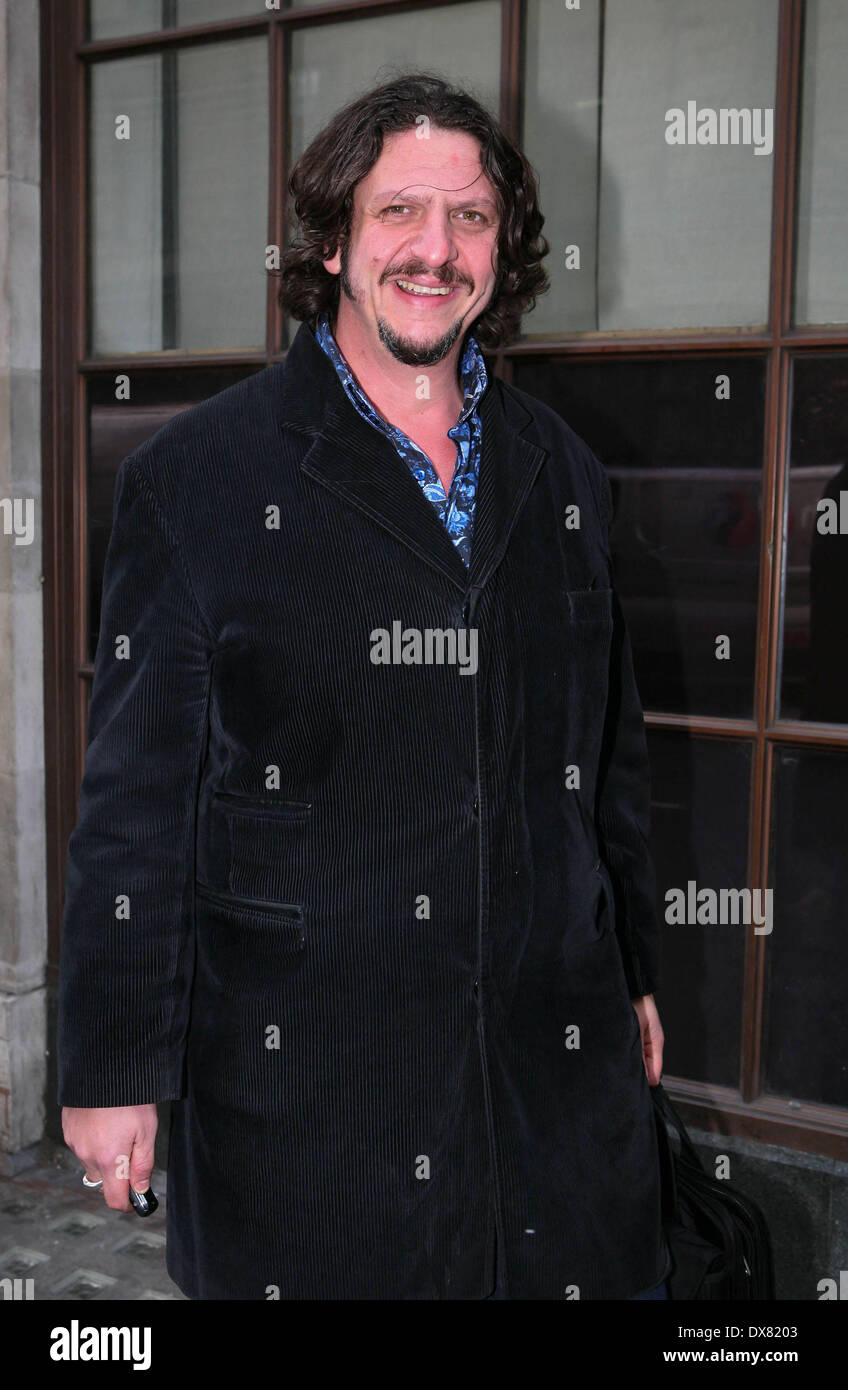 Jay Rayner outside the BBC Radio 1 studios London, England - 08.11.12 ...