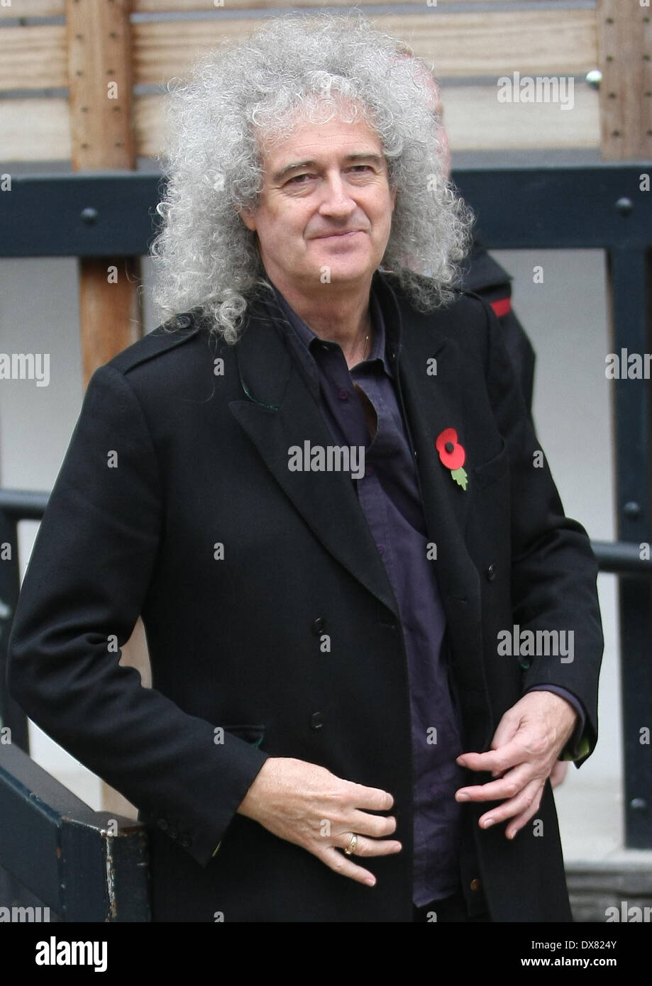 Brian May outside the ITV Studios London, England - 08.11.12 Featuring ...