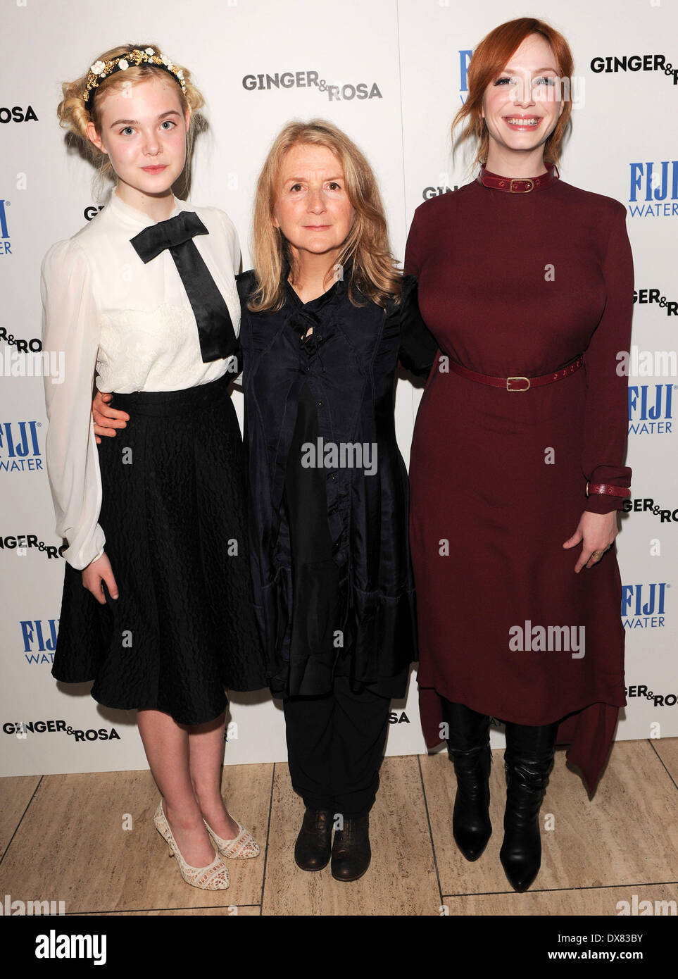 Elle Fanning, Sally Potter and Christina Hendricks FIJI Water and The ...