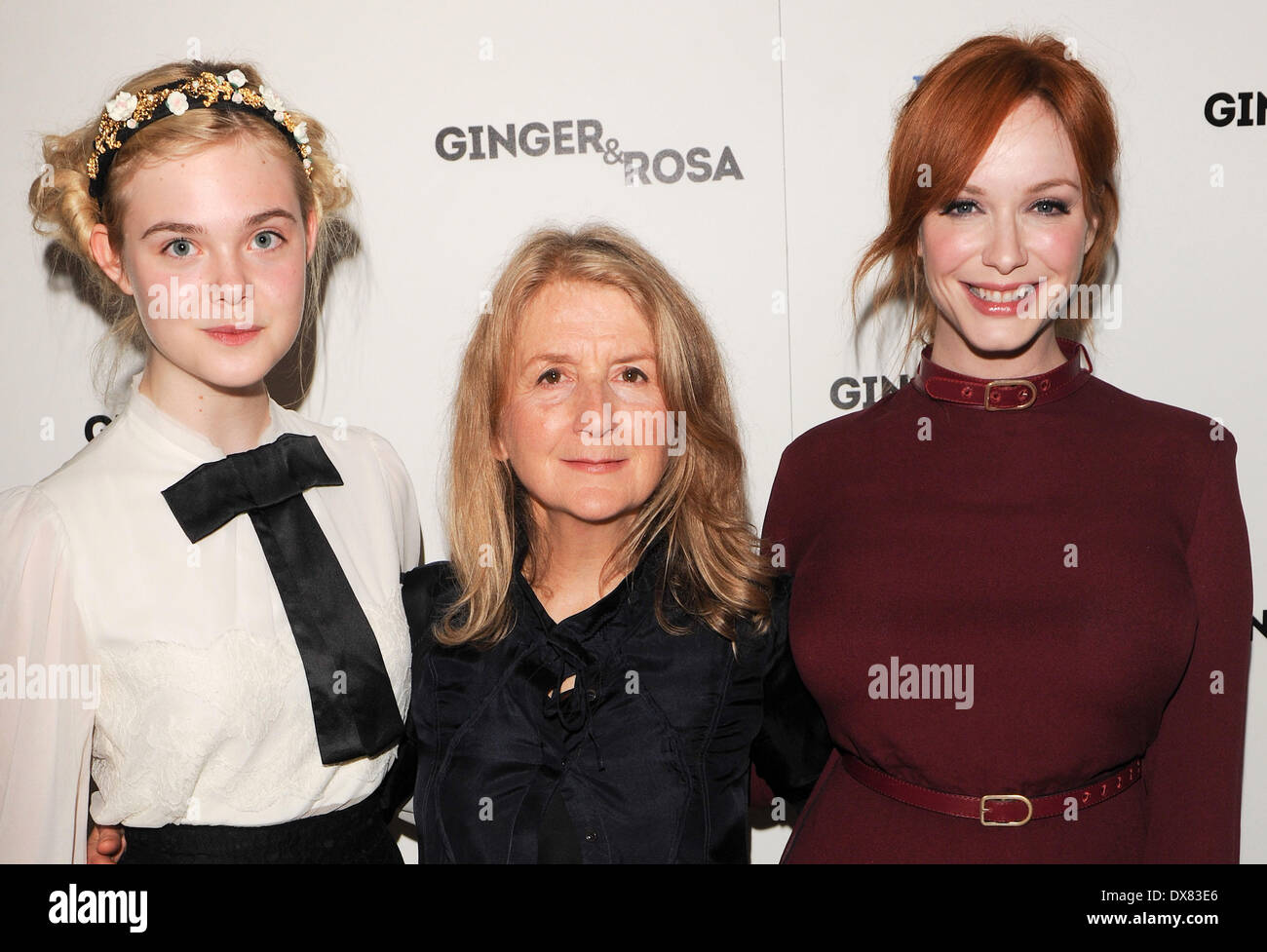 Elle Fanning, Sally Potter and Christina Hendricks FIJI Water and The ...