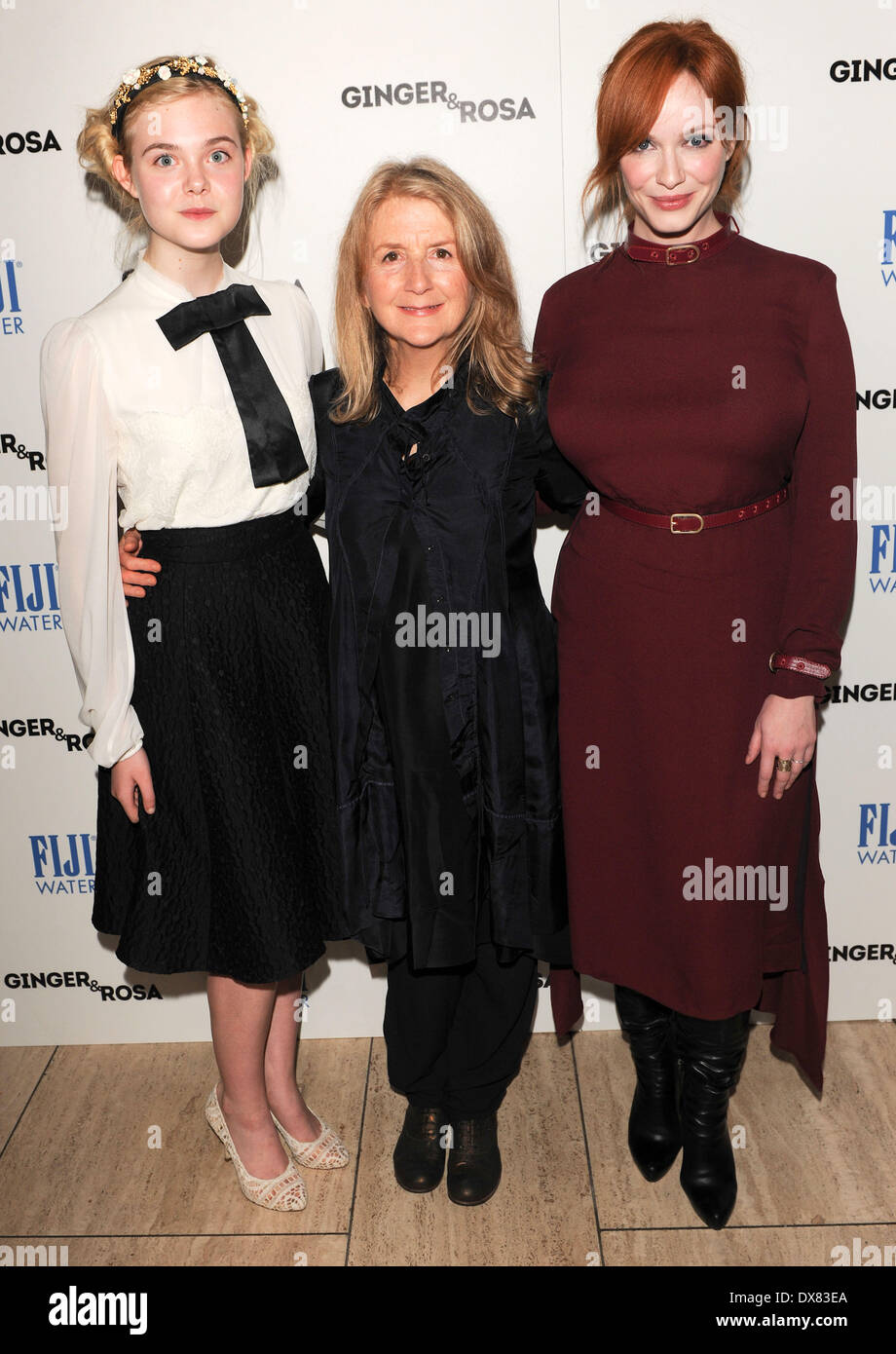 Elle Fanning, Sally Potter and Christina Hendricks FIJI Water and The ...