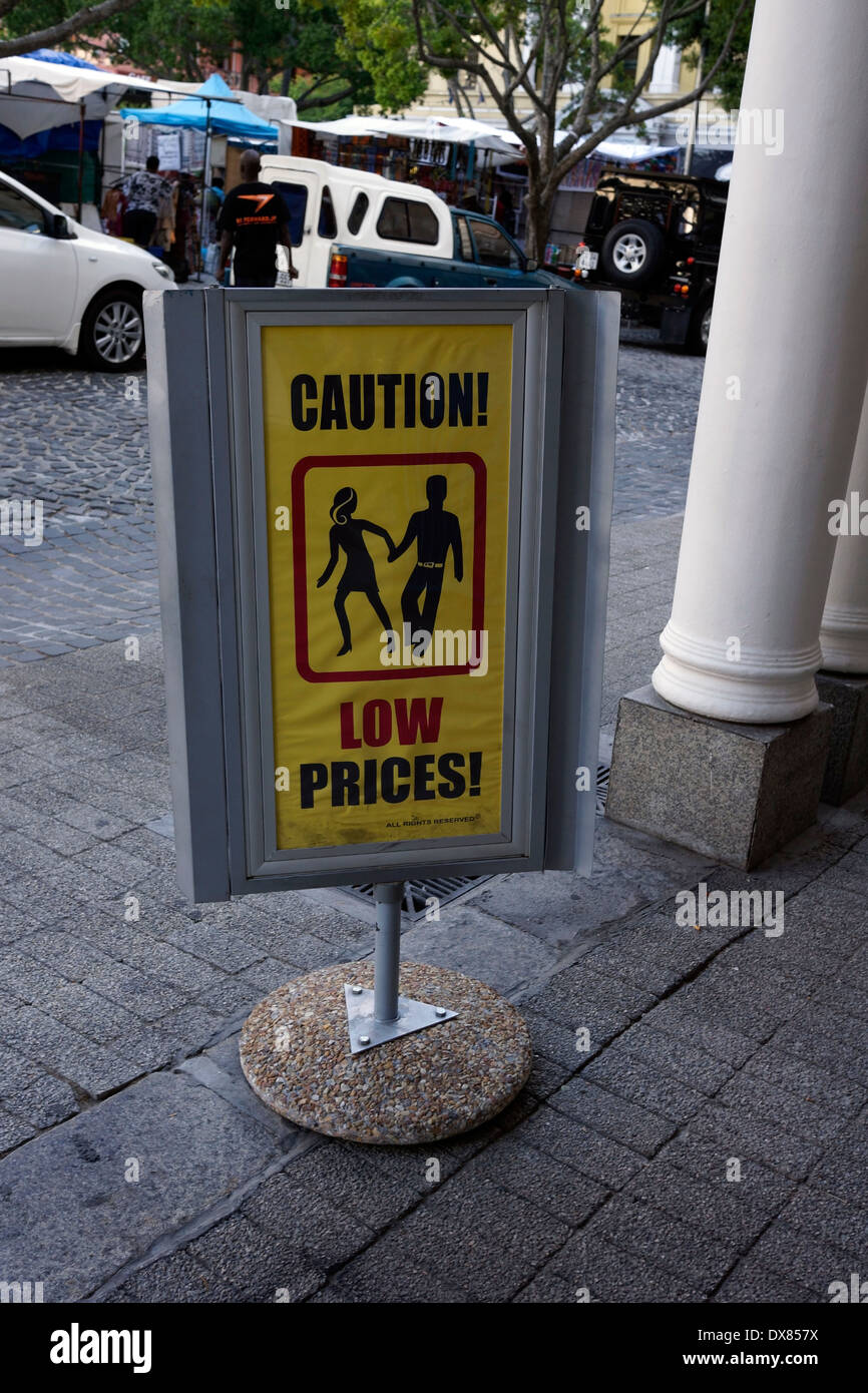 Caution low prices hi-res stock photography and images - Alamy