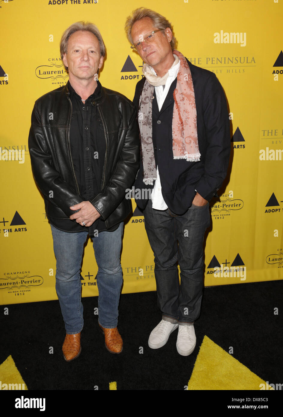 Dewey Bunnell and Gerry Beckley of the band America 'Adopt The Arts ...