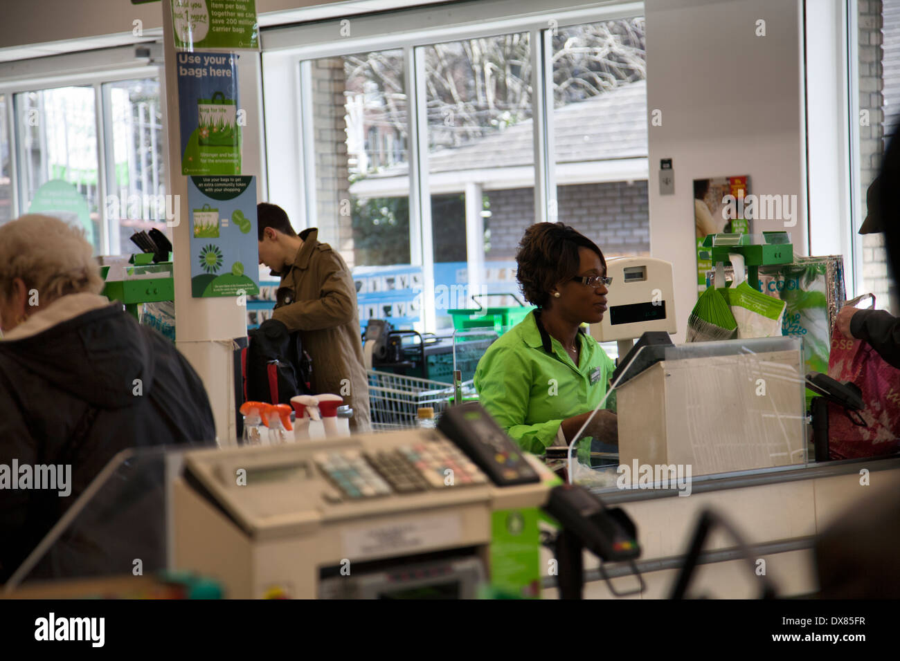 Asda uk worker hi-res stock photography and images - Alamy